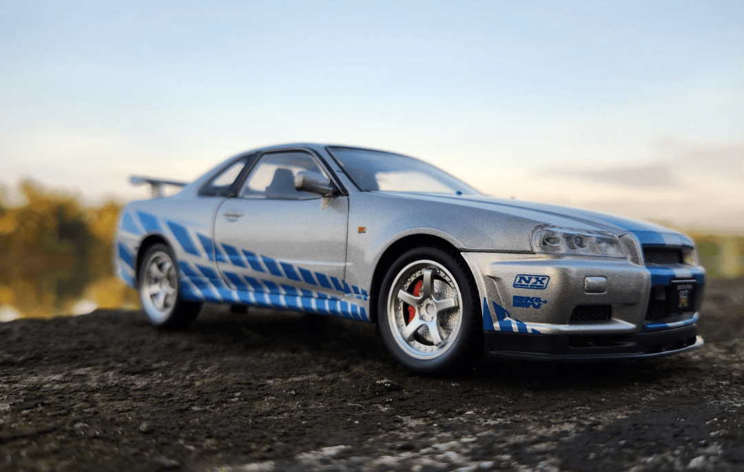 1:24 Scale Nissan Skyline GTR R34 Diecast Car – Fast & Furious Tribute ...